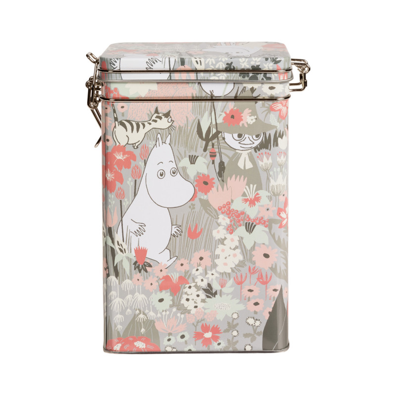 Moomin Coffee Tea Tin Box Buttercup Green