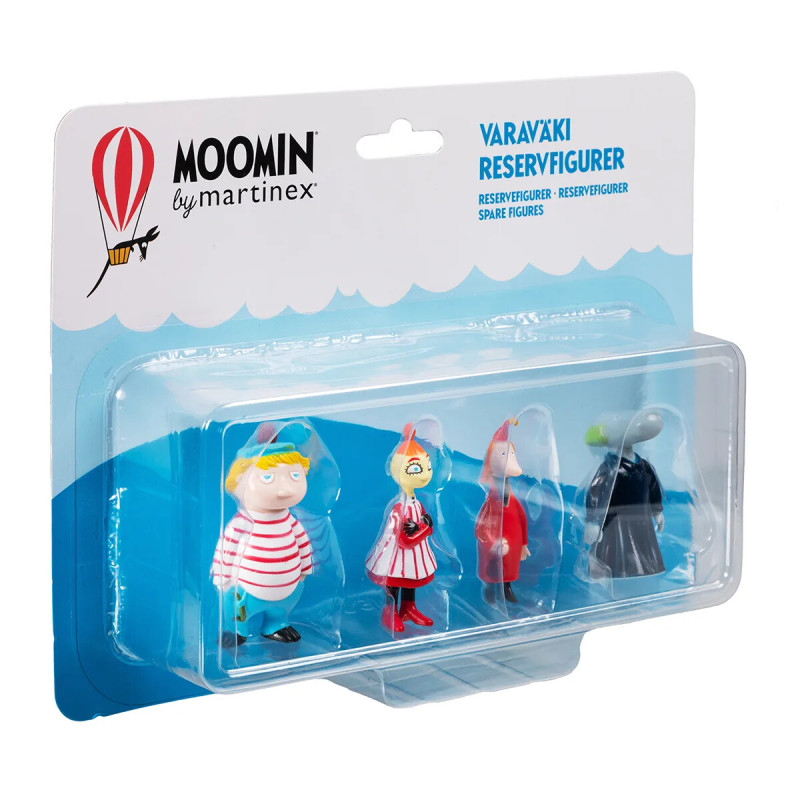 Moomin Plastic Figures Characters of Moominvalley Set 1