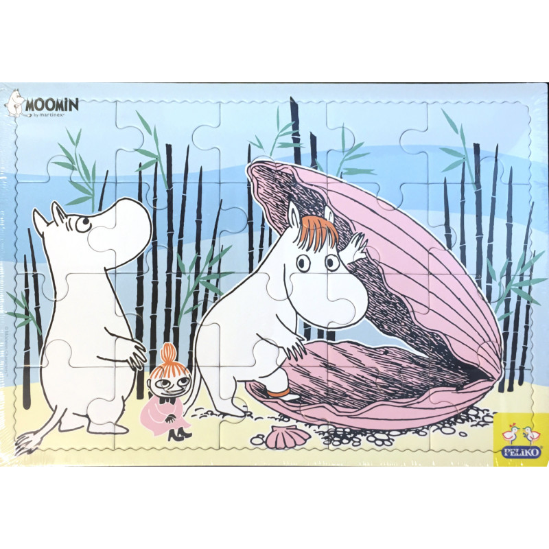 Moomin Puzzle Set of 2 Shell 20 pcs Party 40 pcs 30 x 21 cm