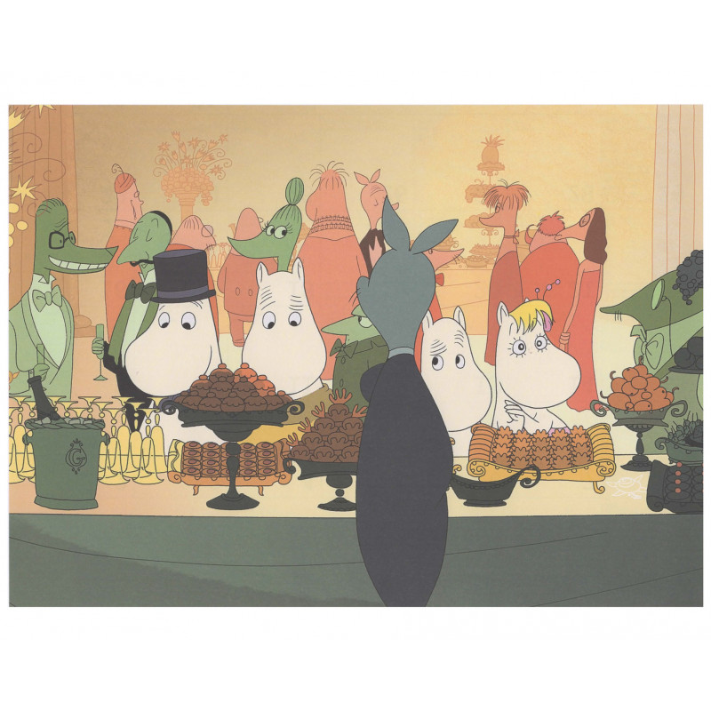 Moomin Set of 4 Posters 24 x 30 cm from Calendar Riviera Set 5 Putinki