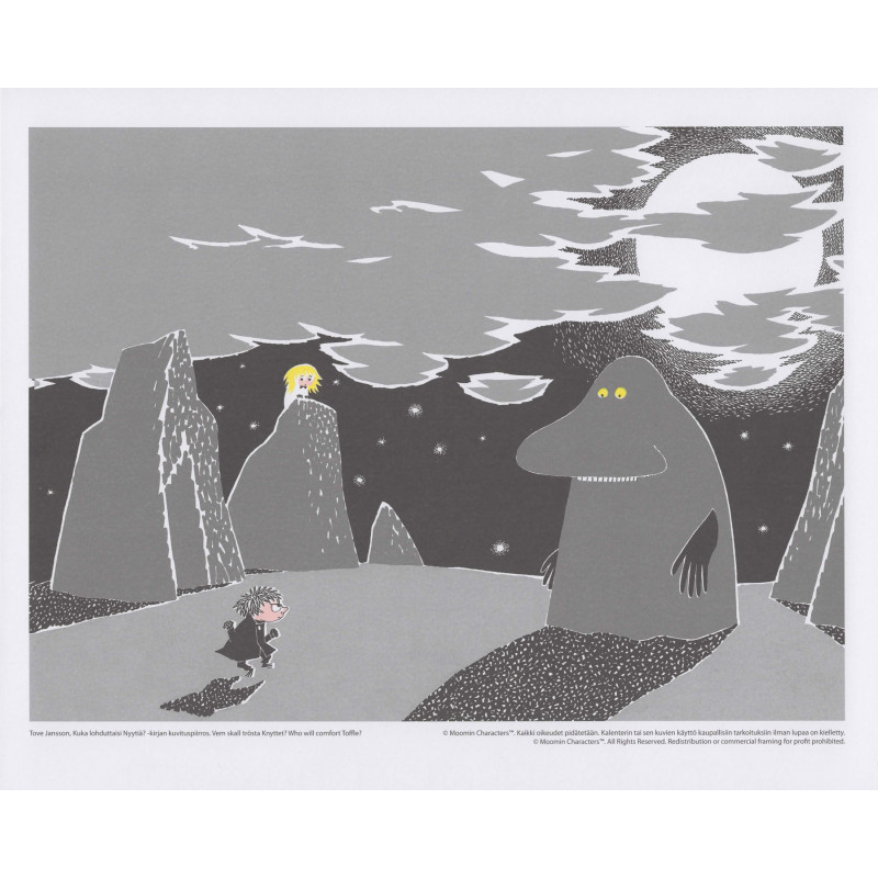 Moomin Set of 4 Posters 24 x 30 cm from Calendar Set 3 Putinki