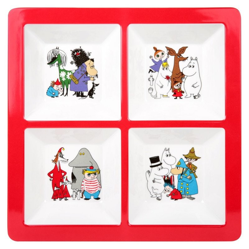 Moomin Characters Snacks Serving Dish