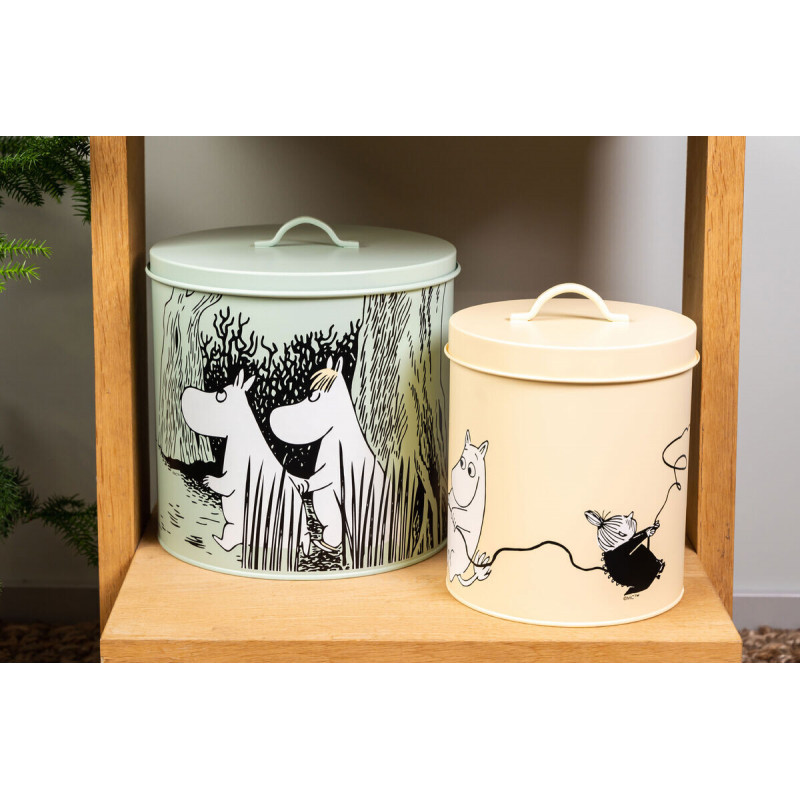 Moomin for Pets Tin Jar Green 21 cm