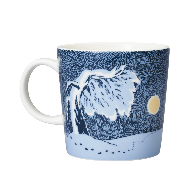 Moomin Seasonal Mug Snow Moonlight Winter 2021 0.3 L