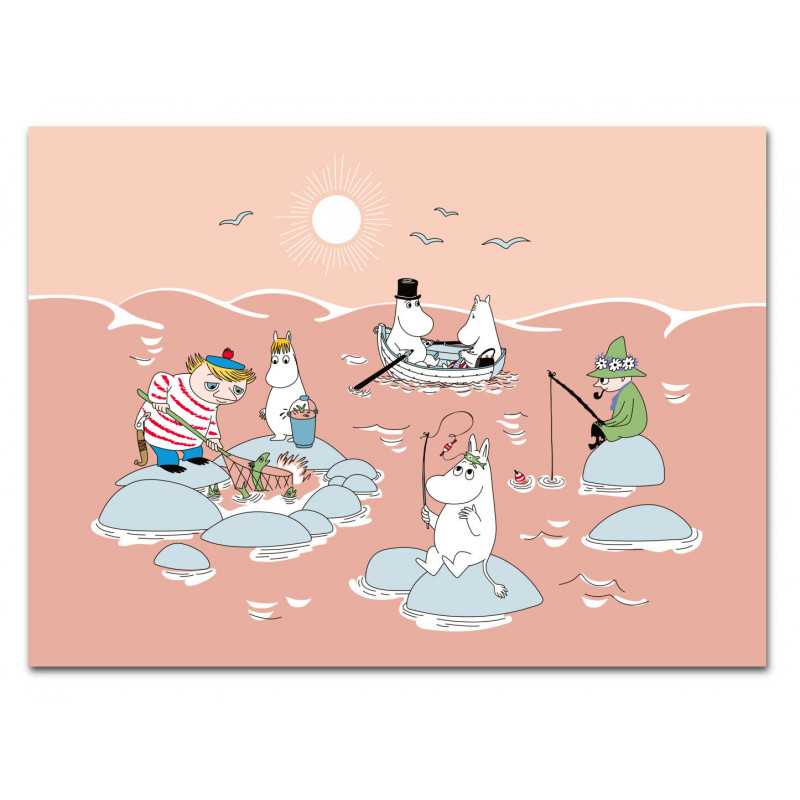 Moomin Placemat Moomin Fishing Summer 2022 40 x 27 cm
